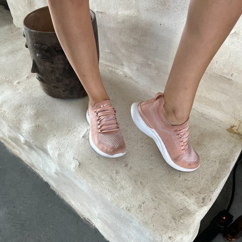 Rose Gold Apl Sneakers Nwot - Gem
